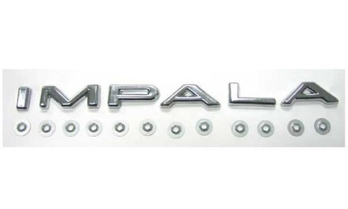 63 1963 Chevy Impala Quarter Panel Molding Impala Emblem Letters USA ...