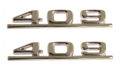 62 63 Chevy Impala 409 Front Fender Emblems Pair 1962 1963