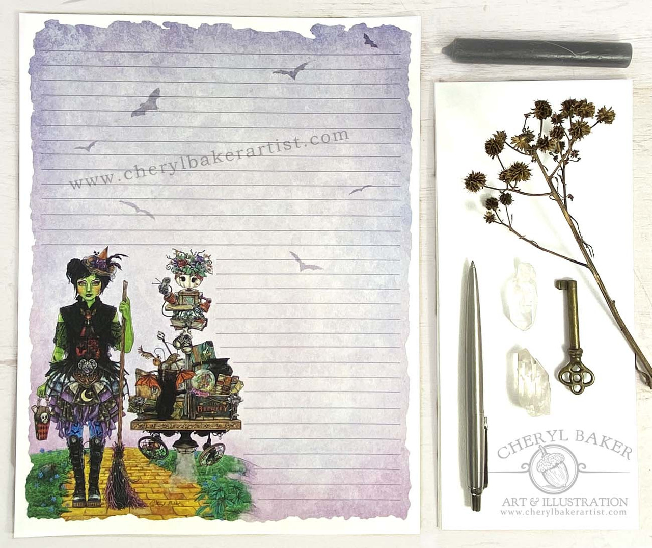 Wicked Witch of the West Stationery Paper Set