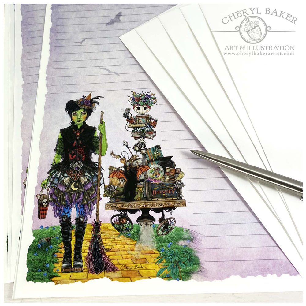 Wicked Witch of the West Stationery Paper Set