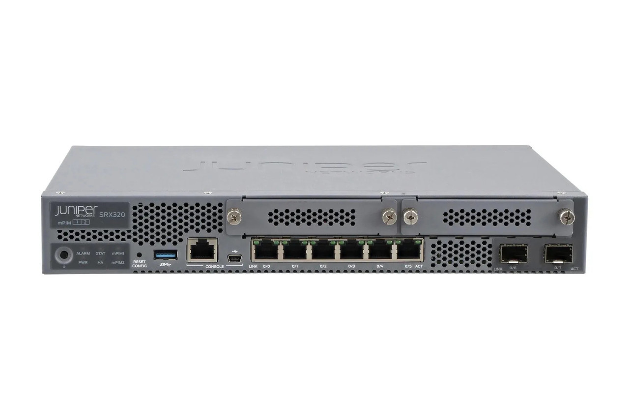 Juniper Networks SRX320 8-Port Security Services Gateway Appliance