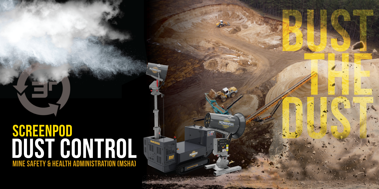 Combatting Dust in the Mining Industry with Dust Cannons - 3R-Machinery