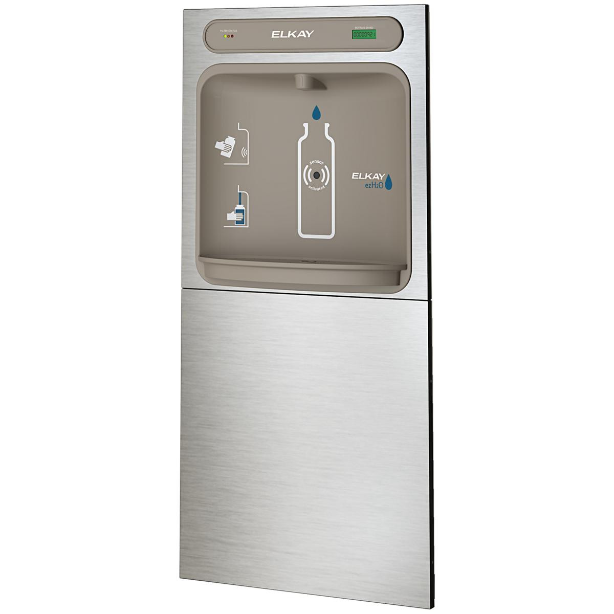 Elkay ezH2O In-Wall Bottle Filling Station Filtered Non-Refrigerated ...