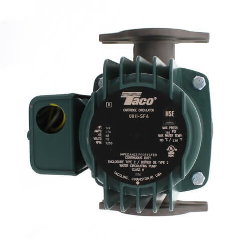 Taco 0011-SF4 Stainless Steel Circulator Pump 115V 1/8HP
