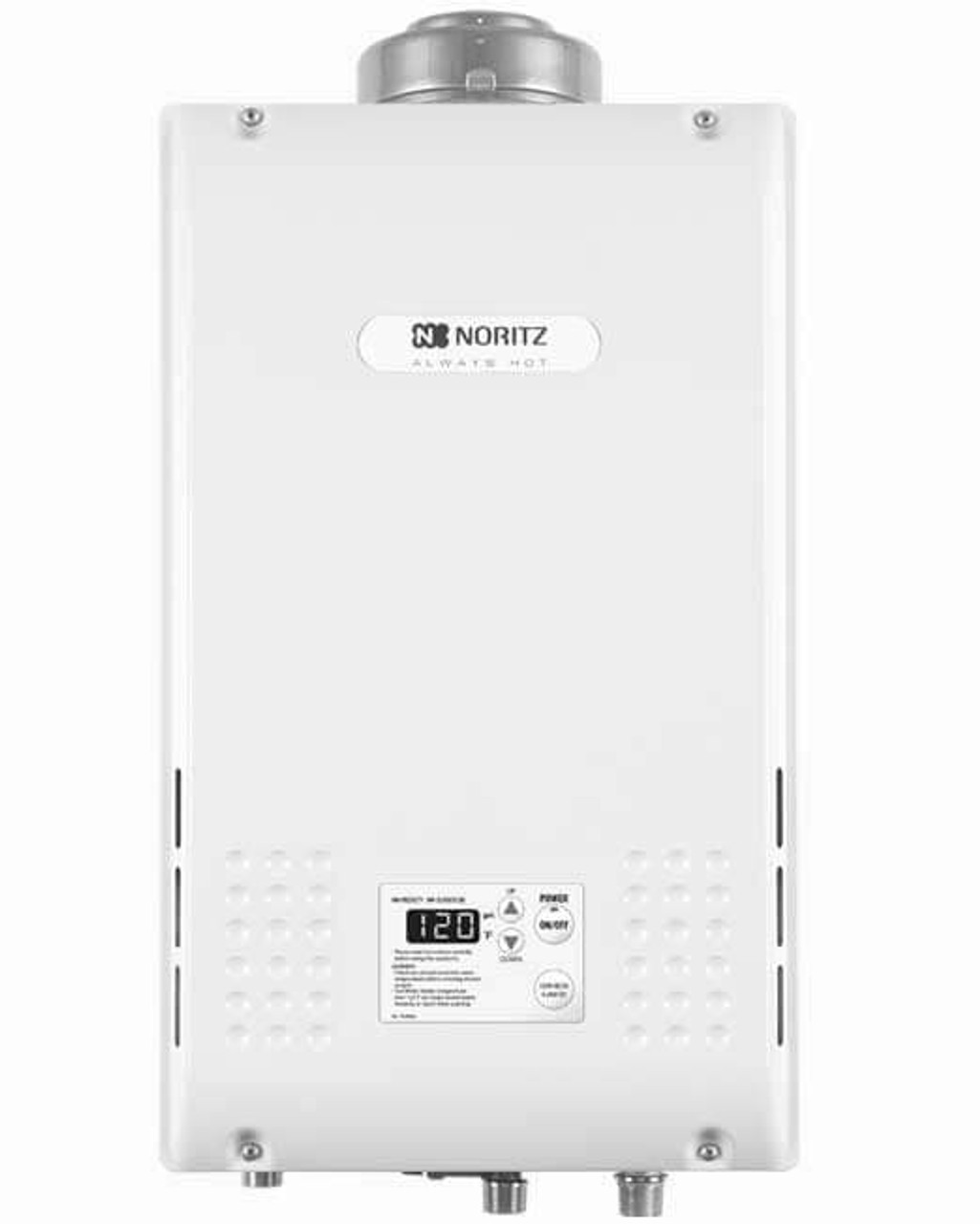 Noritz BNR98DVCNG 9.8 GPM 199900 BTU 120 Volt Residential Liquid Propane Tankless Water Heater ...