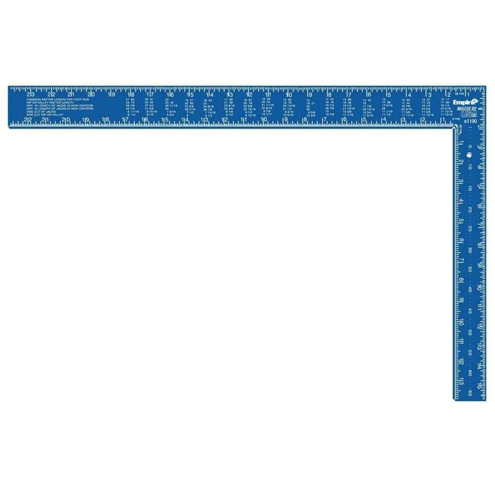 Milwaukee 1190 16 in. x 24 in. True Blue Laser Etched Framing Square