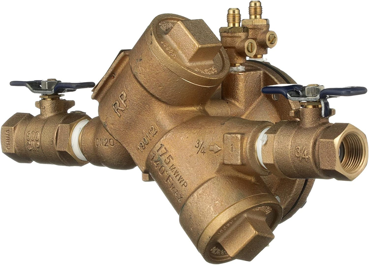 Febco 825DBV 3/4" Y-Pattern Design Reduced Pressure Zone Assembly, 825Y