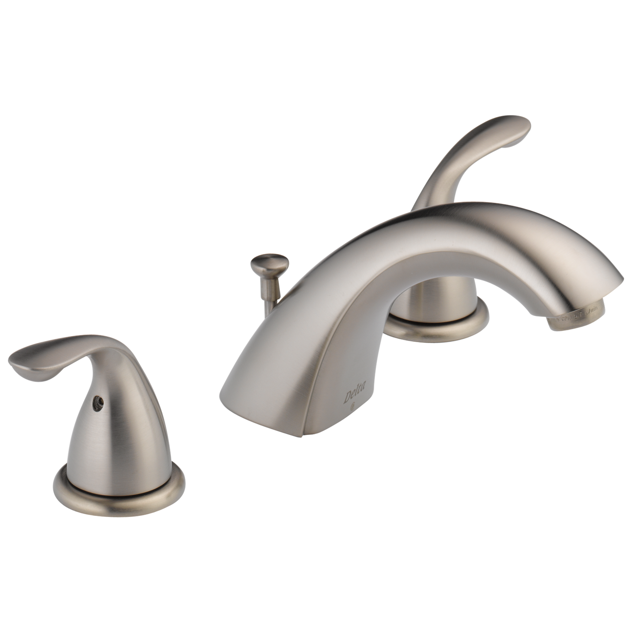 Delta Classic Two Handle Widespread Bathroom Faucet with Metal Drain ...