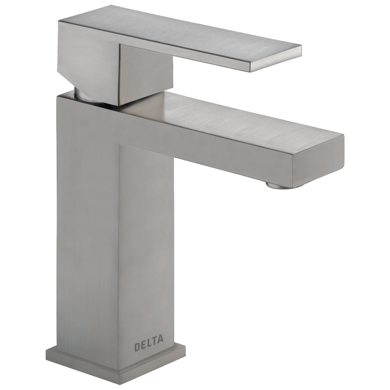 Delta Modern Single Handle Project-Pack Square Bathroom Faucet 1.2 GPM