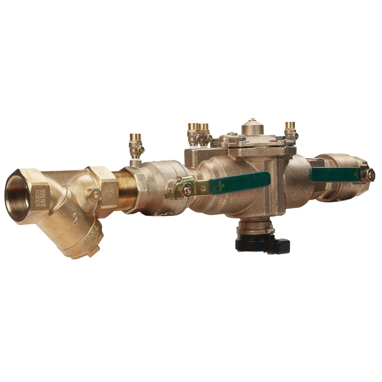 Watts 2" Bronze Reduced Pressure Zone Assembly Backflow Preventer ...