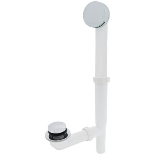 Watco Series 590 Presflo Bath Waste Kit for Tubs up to 16" - PVC ...
