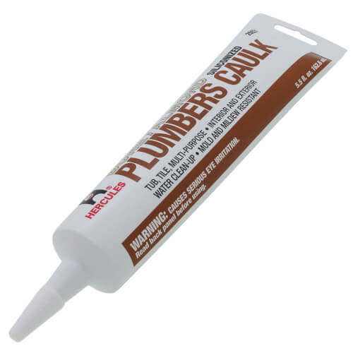 Oatey Hercules 5.5oz Plumbers Caulk Sealant in Bone/Almond - 25631 - 10 ...