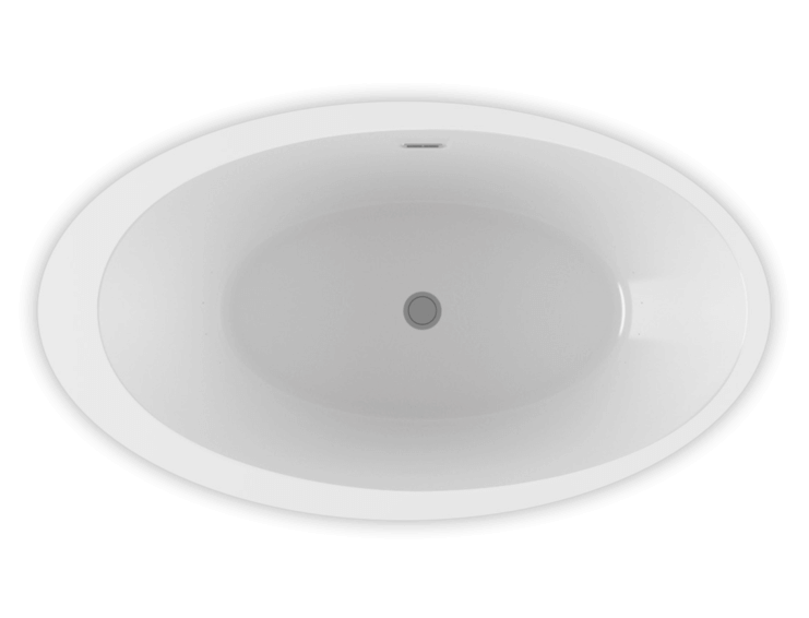 Bain Ultra Opalia 6839 Oval Freestanding 1-Person 51 Gallon 35 Jet ...