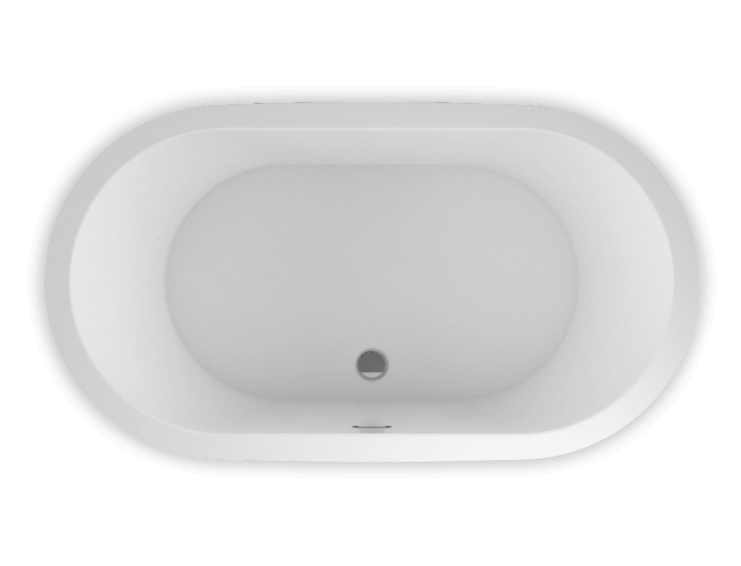 Bain Ultra Nokori 6737 Oval Freestanding 2-Person 66 Gallon Soaker ...