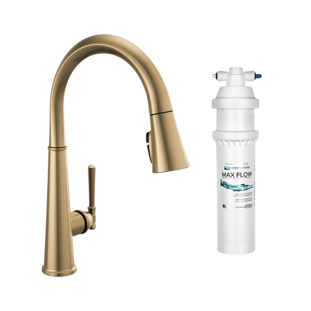 Delta Emmeline Faucet & Water System Bundle