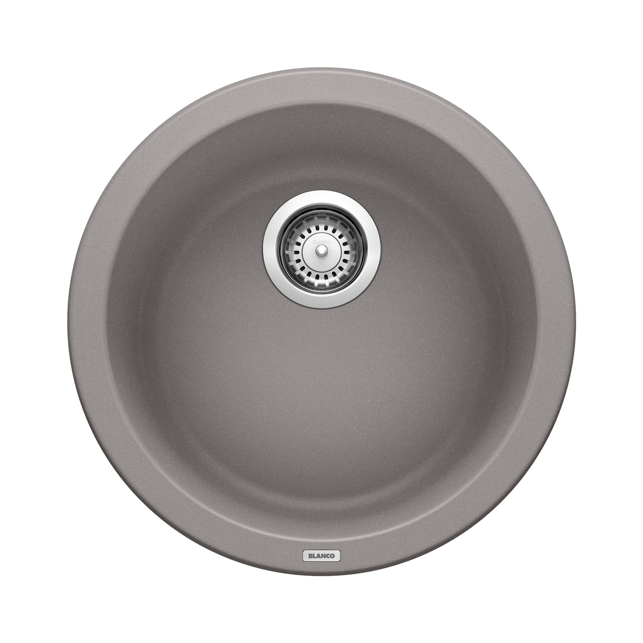 Blanco 513382 Rondo Bar Sink, Silgranit II: Metallic Gray