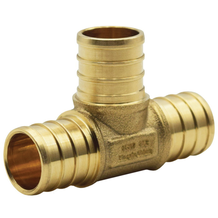Legend Valve 460-158NL Tee 2 in PEX x 2 in PEX x 2 in PEX Brass