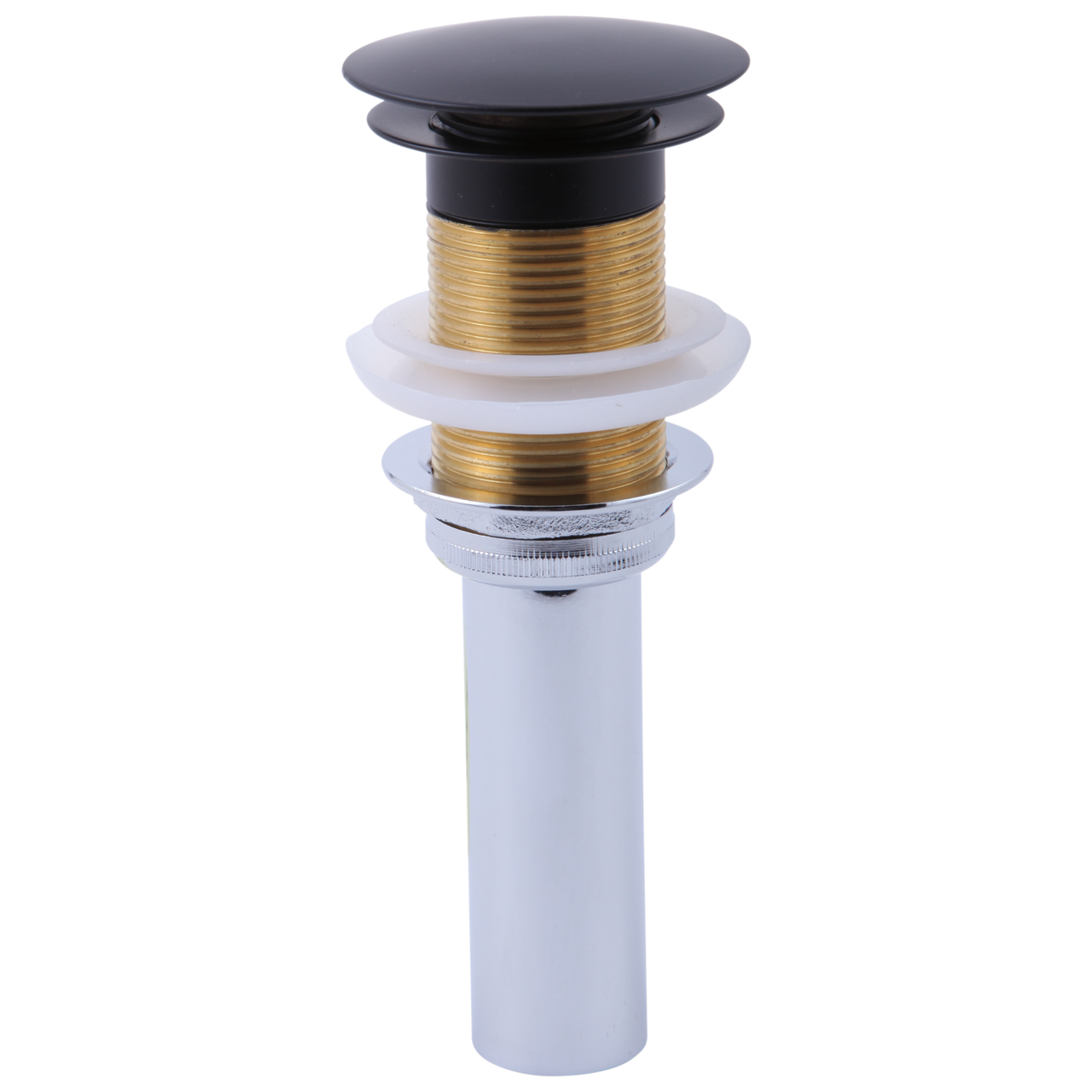 Brizo RP72413BL Other Push Button Pop-Up Without Overflow: Matte Black