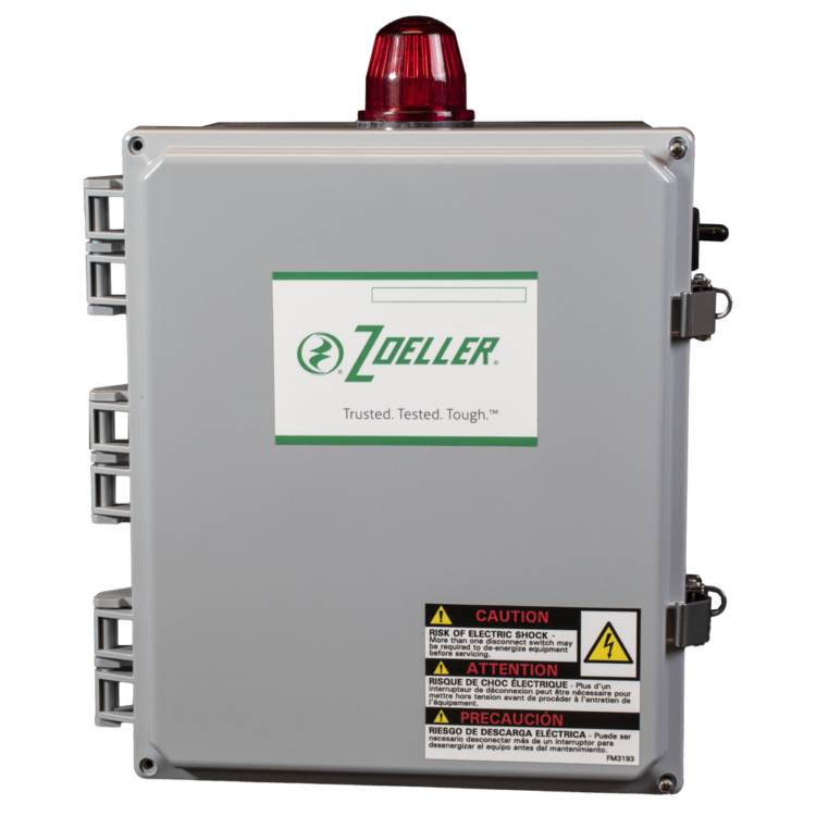 Zoeller Pumps Simplex Pivot Control Panel with Alarm (7-15 A) - 31324-0001