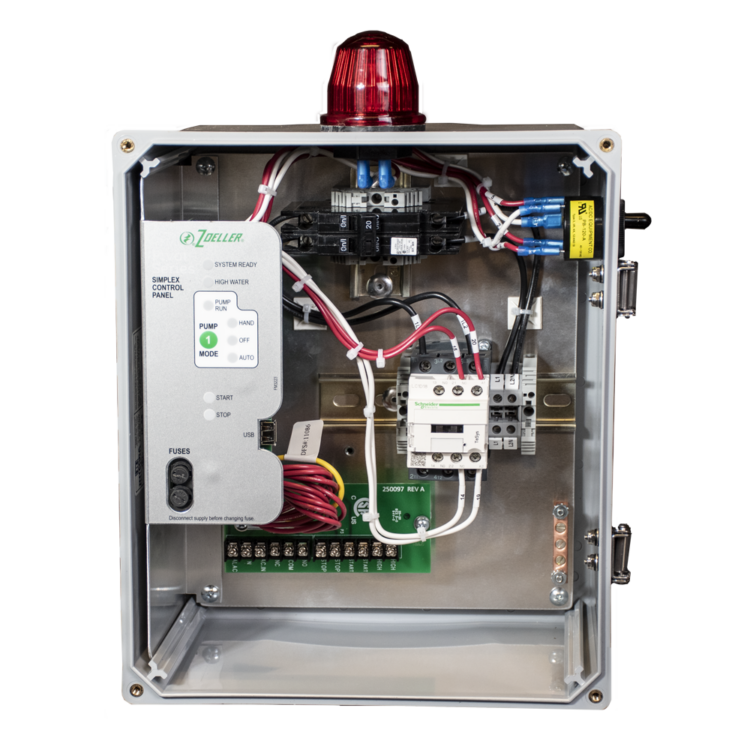 Zoeller Pumps Simplex Pivot Control Panel with Alarm (7-15 A) - 31324-0001