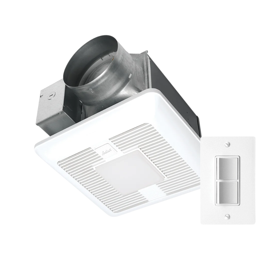 Panasonic WhisperGreen Variable CFM Fan/Light with Rocker Switch for ...