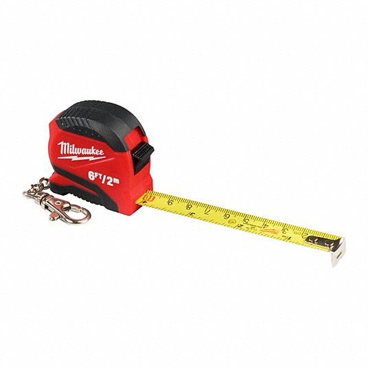 Milwaukee 6 Foot Keychain Compact Tape Measure - 48-22-1706