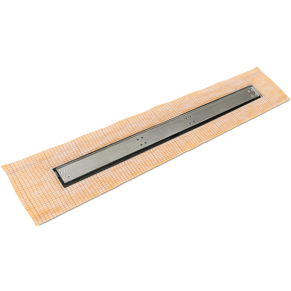 Infinity Drain 60" FCSTIF 6560 SS Linear Drain Kit: Satin Stainless