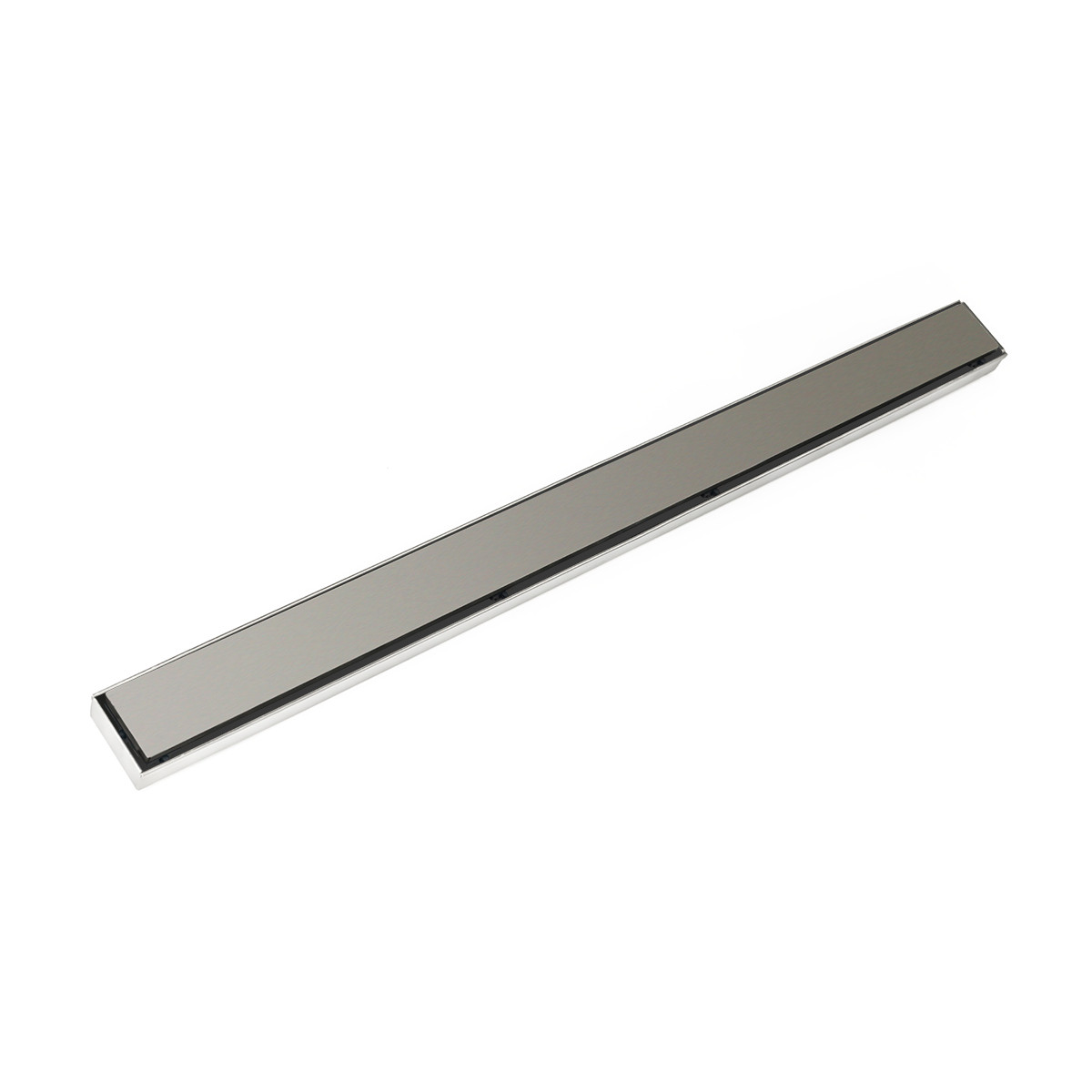 Infinity Drain 48" FXSG 6548 SS Linear Drain Kit: Satin Stainless