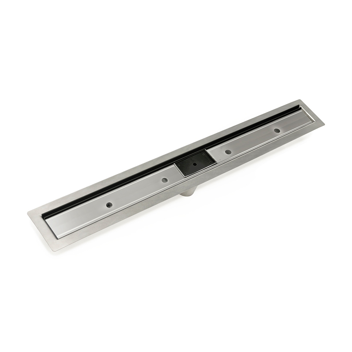 Infinity Drain 36" FFST 36 BK Linear Drain Kit: Matte Black