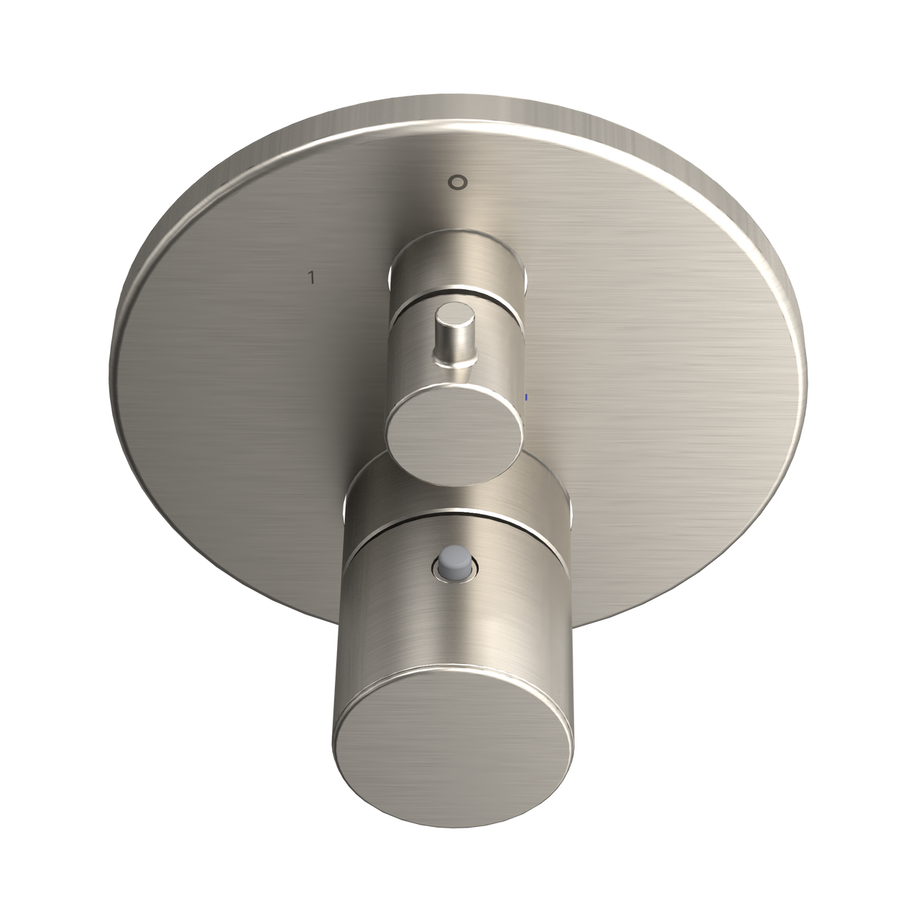 TOTO Round Thermostatic Mixing Valve With Two-Way Diverter Shower Trim ...