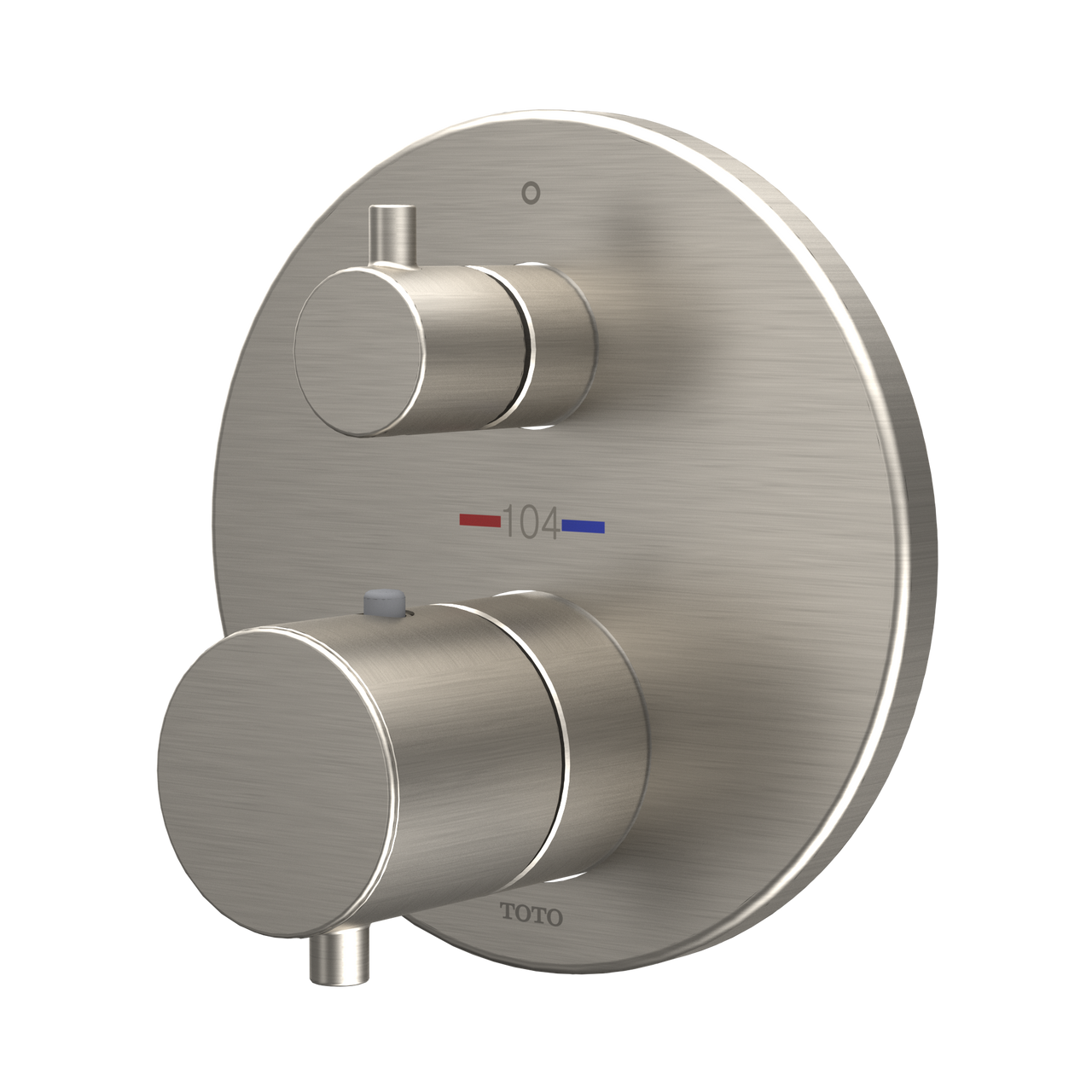 TOTO Round Thermostatic Mixing Valve With Volume Control Shower Trim ...