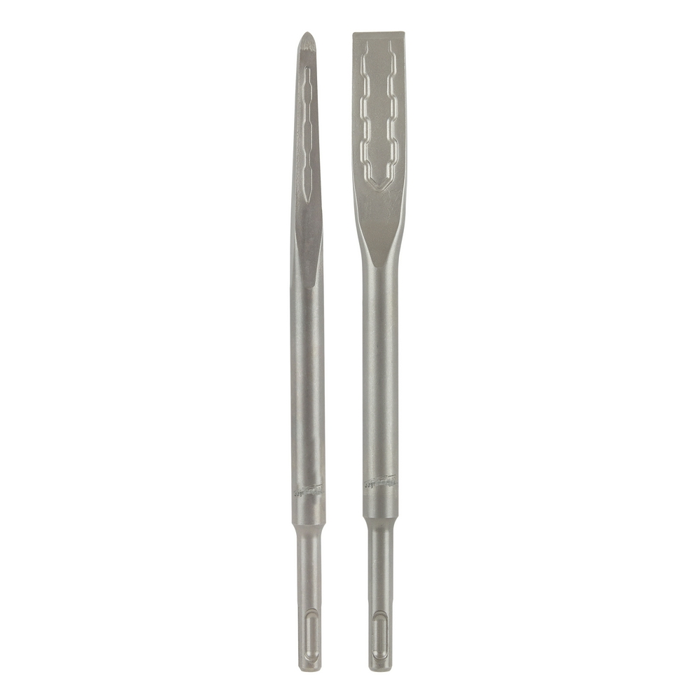 Milwaukee 48-62-6080 SDS-PLUS SLEDGE Bull Point & Flat Chisel 2 Pack