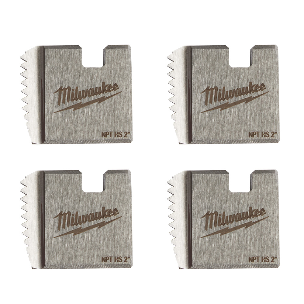 Milwaukee 48-36-1112 2" HIGH SPEED NPT Portable Pipe Threading Dies