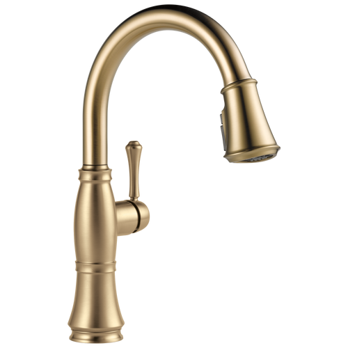 Bundle: Delta Cassidy Single Handle Pull-Down Kitchen Faucet with ...