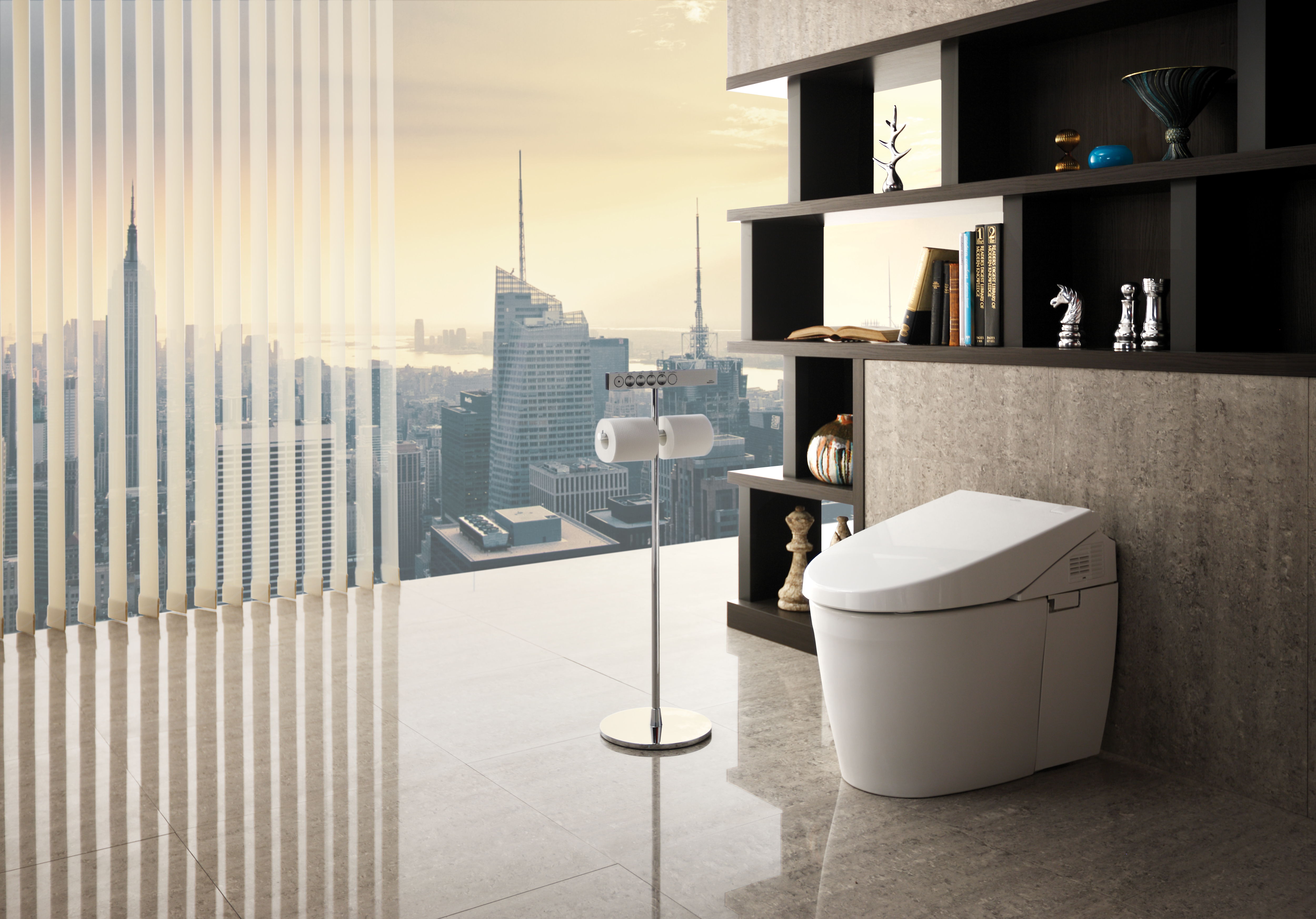 TOTO Neorest Remote Control Stand, Polished Chrome