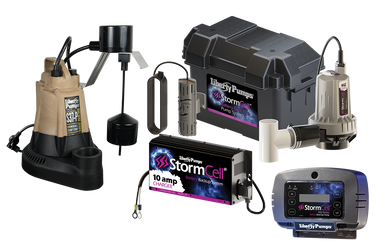 Liberty Pumps PCS37-442-10A-EYE Sump Pump Combo System: Primary and ...