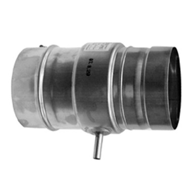 Nortiz DT4 4" Diameter Drain Drip Tee for Stainless Steel Single Wall ...