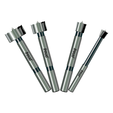 Freud PB-104 1/4" to 1" (Dia.) 4 Pcs. Forstner Bit Set