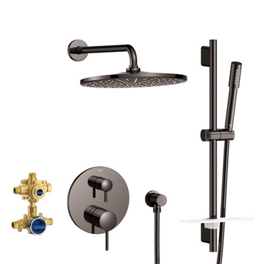 Grohe Timeless 29430A00 TIMELESS PRESSURE BALANCE RAIN SHOWER SET in ...