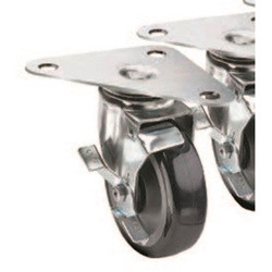 Krowne Economy Series Large Triangle Plate Caster With 5-in Heavy Duty ...