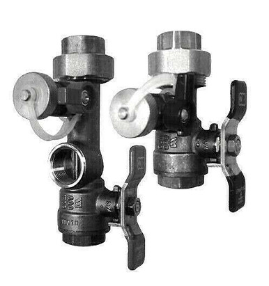 Noritz IK-WV-200-1-TH-LF Threaded Isolator Valve Kit + Relief Valve