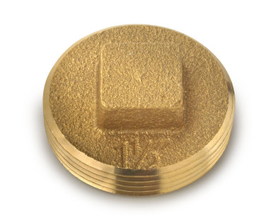 Oatey 1-1/2 in. 185 brass cleanout plug Brass Cleanout Plug - 42369 ...