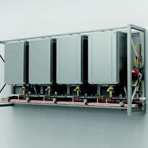 Noritz TTS Series Wall Hung, 4-Unit NG or LP Tankless Water Heater ...