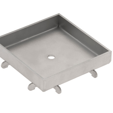 Infinity Drain TS 5 SS Center Drain Decorative Cover: Satin Stainless