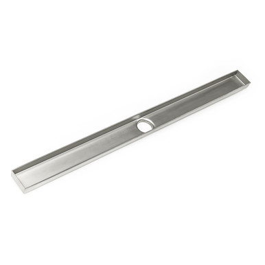 Infinity Drain 60" XC 6560 SS Linear Drain Channel: Satin Stainless