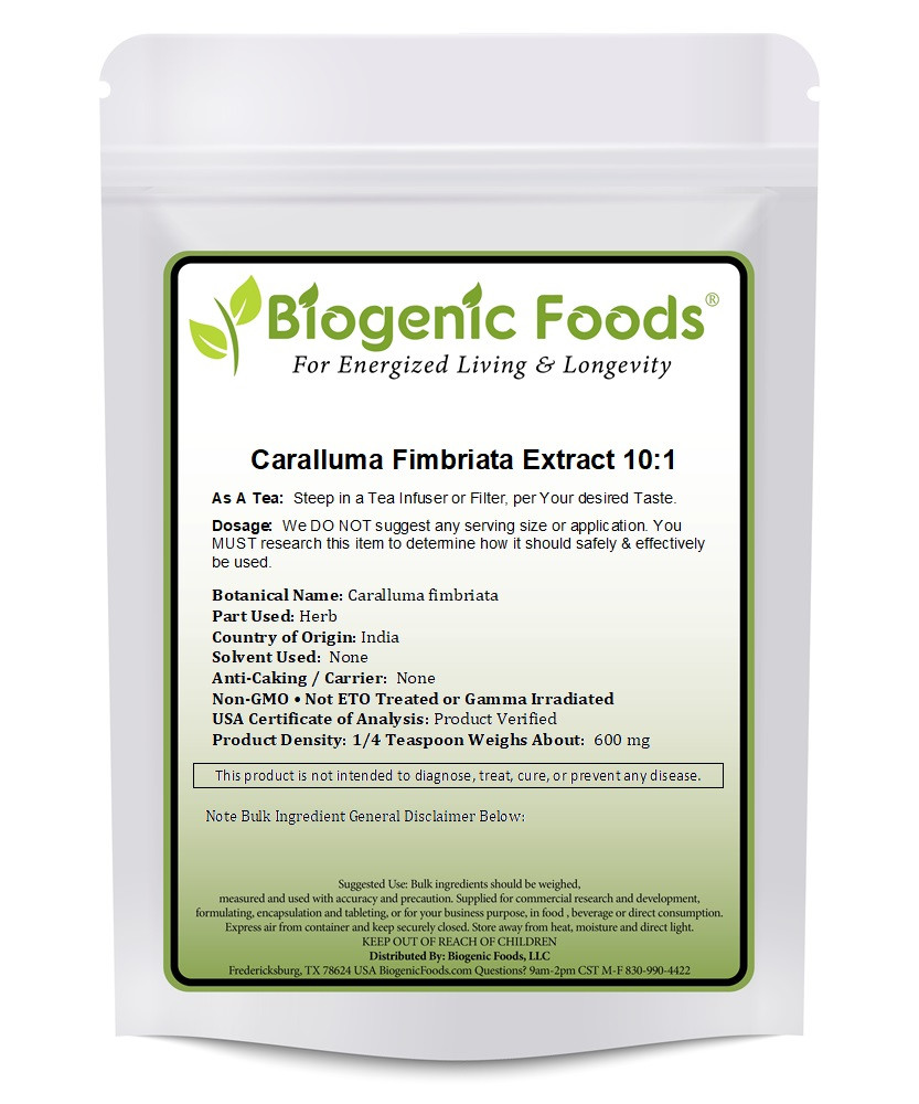 Caralluma Fimbriata Bark SE 20% Saponin - Appetite Control & Weight ...