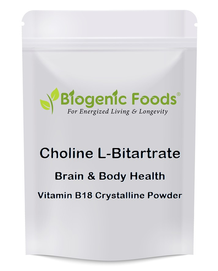 Choline L-Bitartrate (Vitamin B18) - Brain Health & Energy Support ...