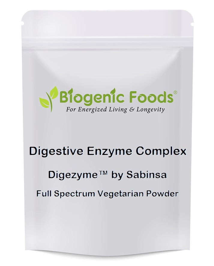 Digestive Enzyme Complex Powder - Full Spectrum Patented All Vegetarian ...