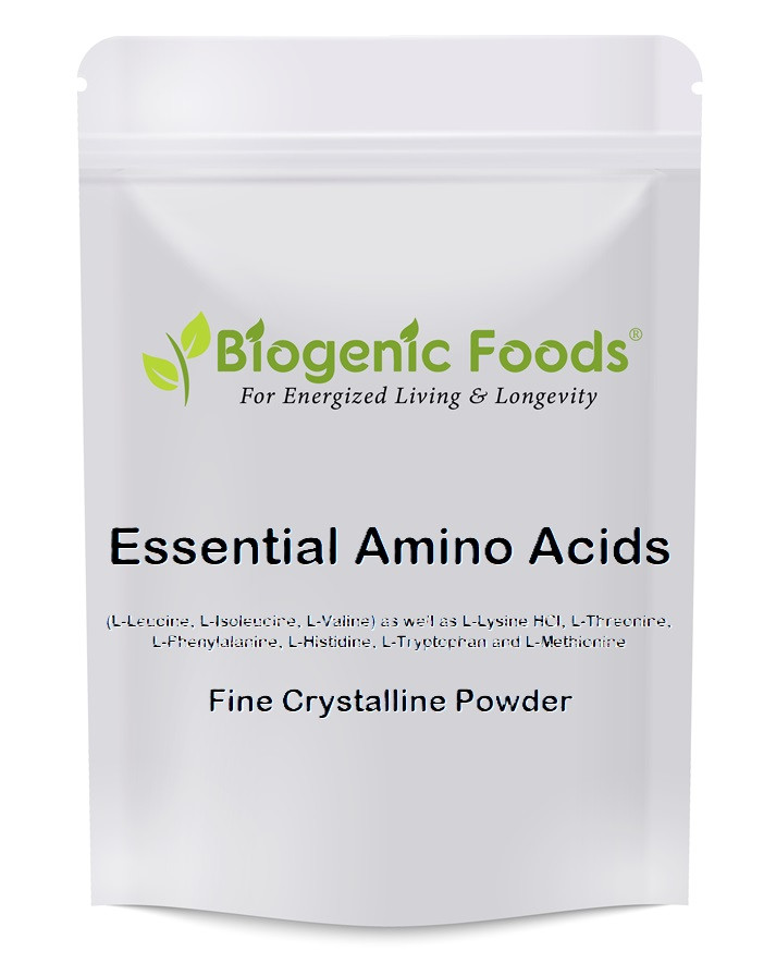 Essential Amino Acids - EAA Crystalline Powder-gm - Biogenic Foods