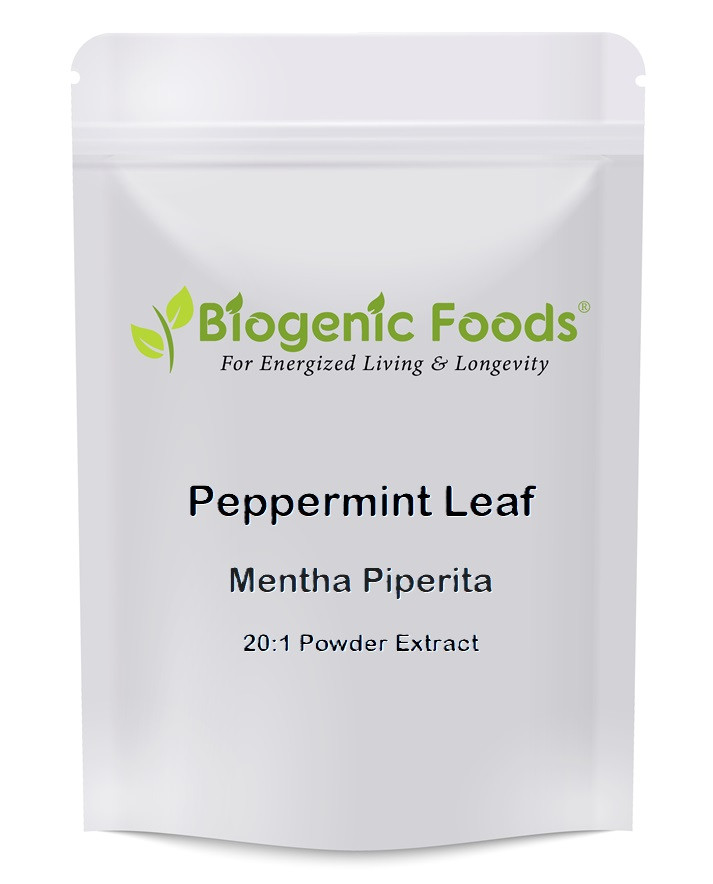 Peppermint Leaf - 20:1 Powder Extract - Mentha Piperita-gm - Biogenic Foods